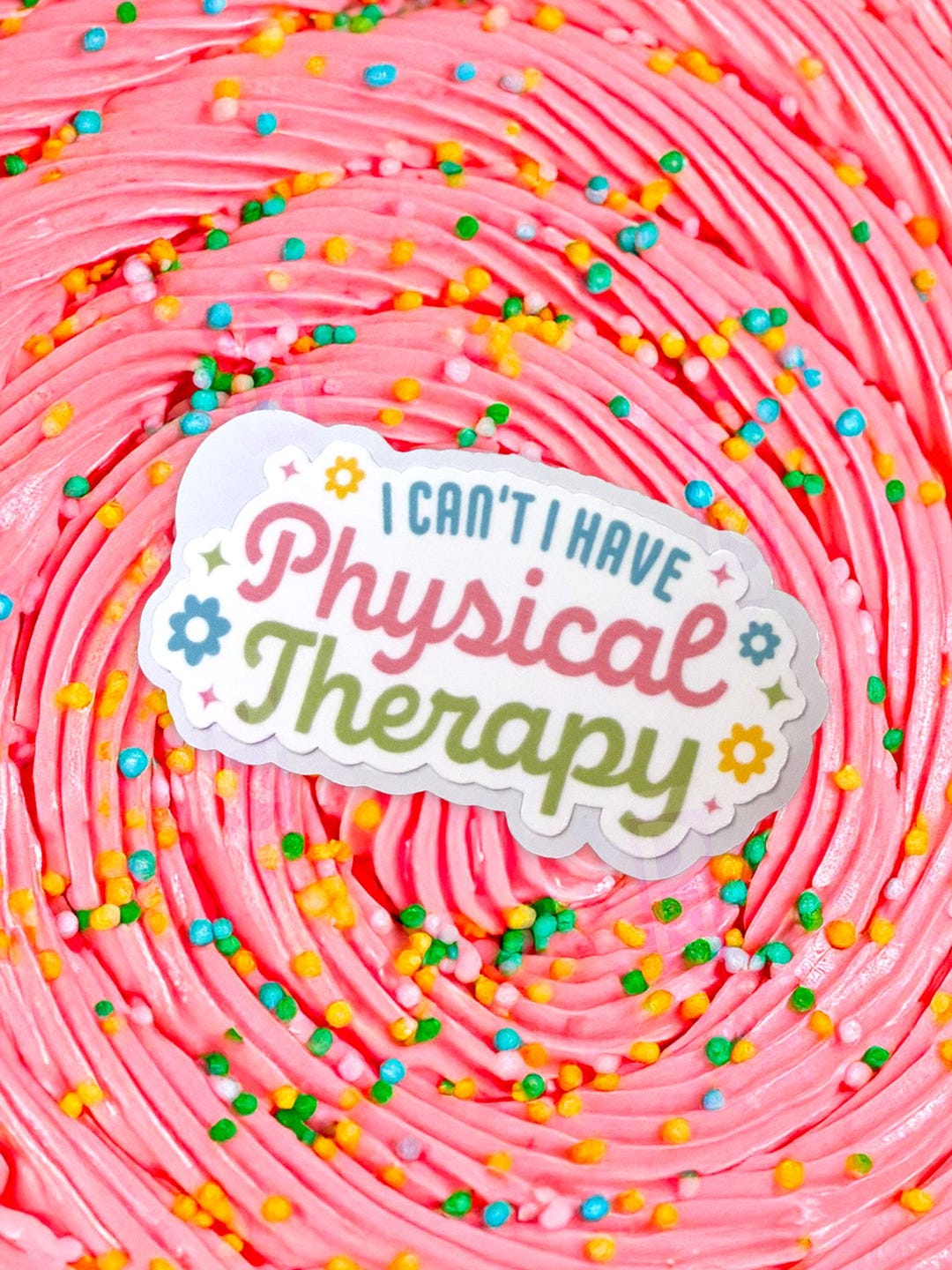 Funny Physical Therapy Sticker for Pts & Health Enthusiasts | Cute ...