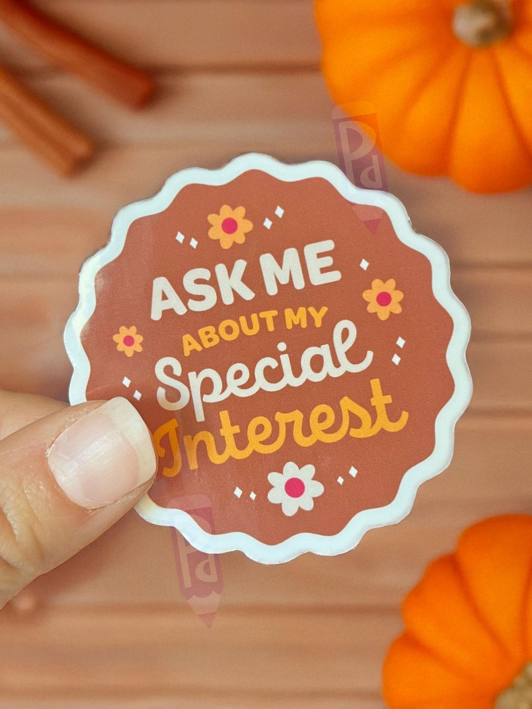 Ask Me About My Special Interest Sticker | Neurodiversity Celebration ...