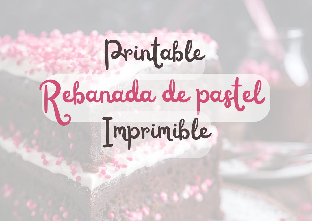 Cake Slice Printable Box - Etsy