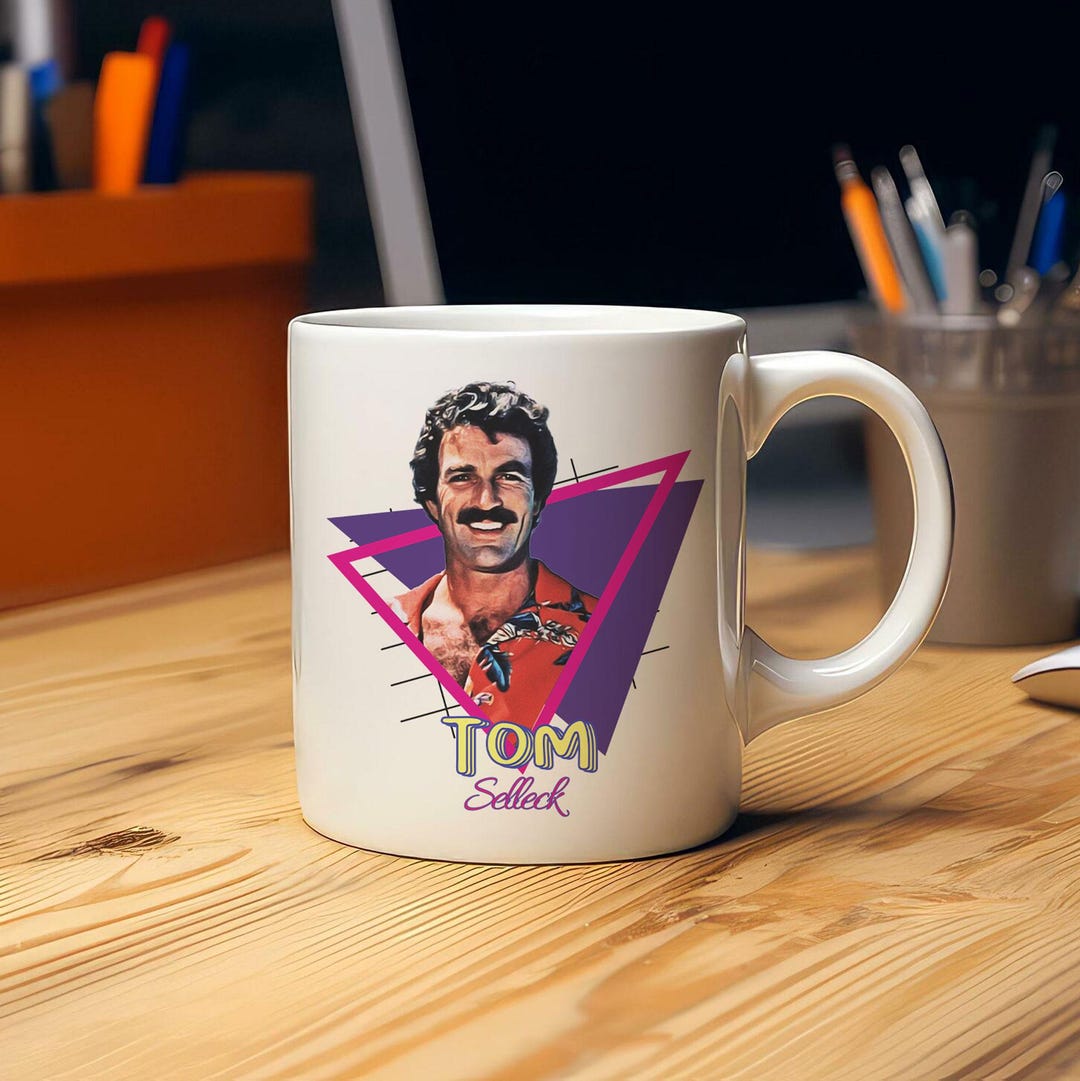 Tom Selleck Personalized Coffee Mug – Fun & Unique Ceramic Cup, 11 Oz ...