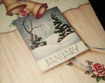 January Scene - Etsy