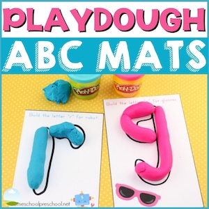 ABC Playdough Mats - Etsy