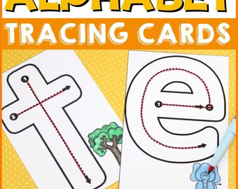 Printable ABC Tracing Cards-perfect for Preschool Learning! Kids' ABC ...