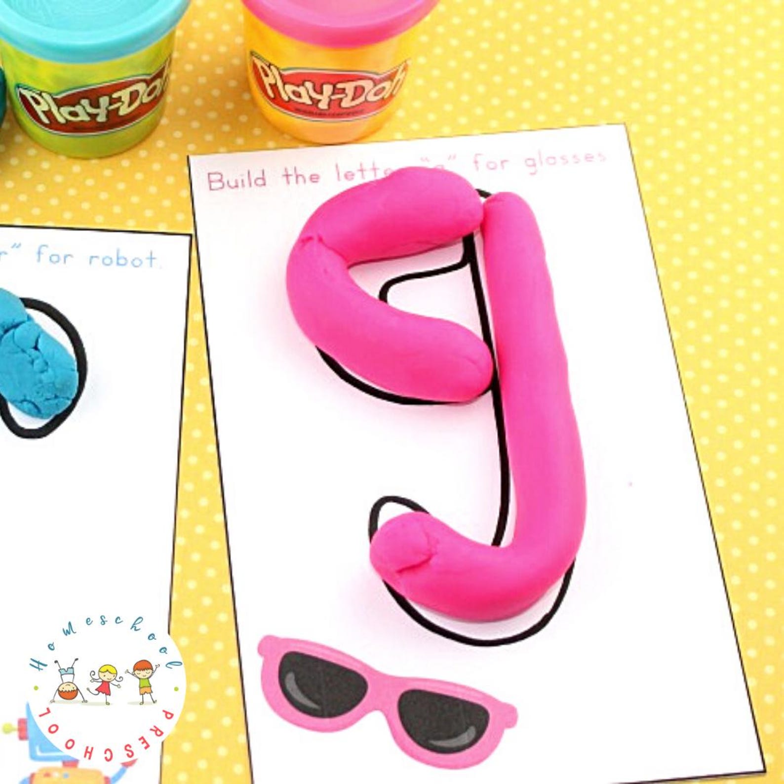 ABC Playdough Mats - Etsy