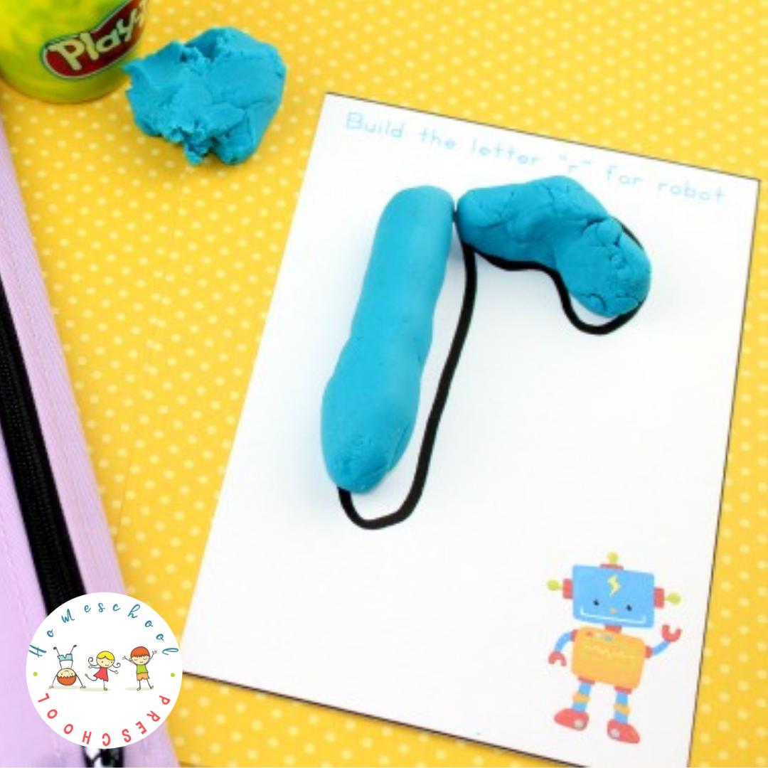 ABC Playdough Mats - Etsy