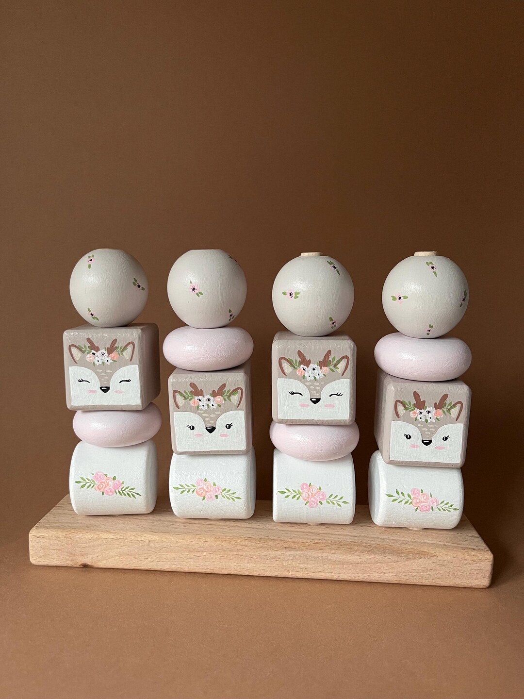 Wooden Pyramid Sorter Pyramid Children's Sorter Sorter for Children ...