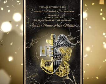 Commissioning Ceremony Invitation, Military Invitation - Etsy