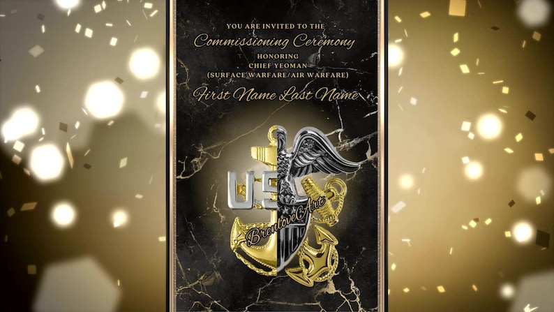 Commissioning Ceremony Invitation - Etsy