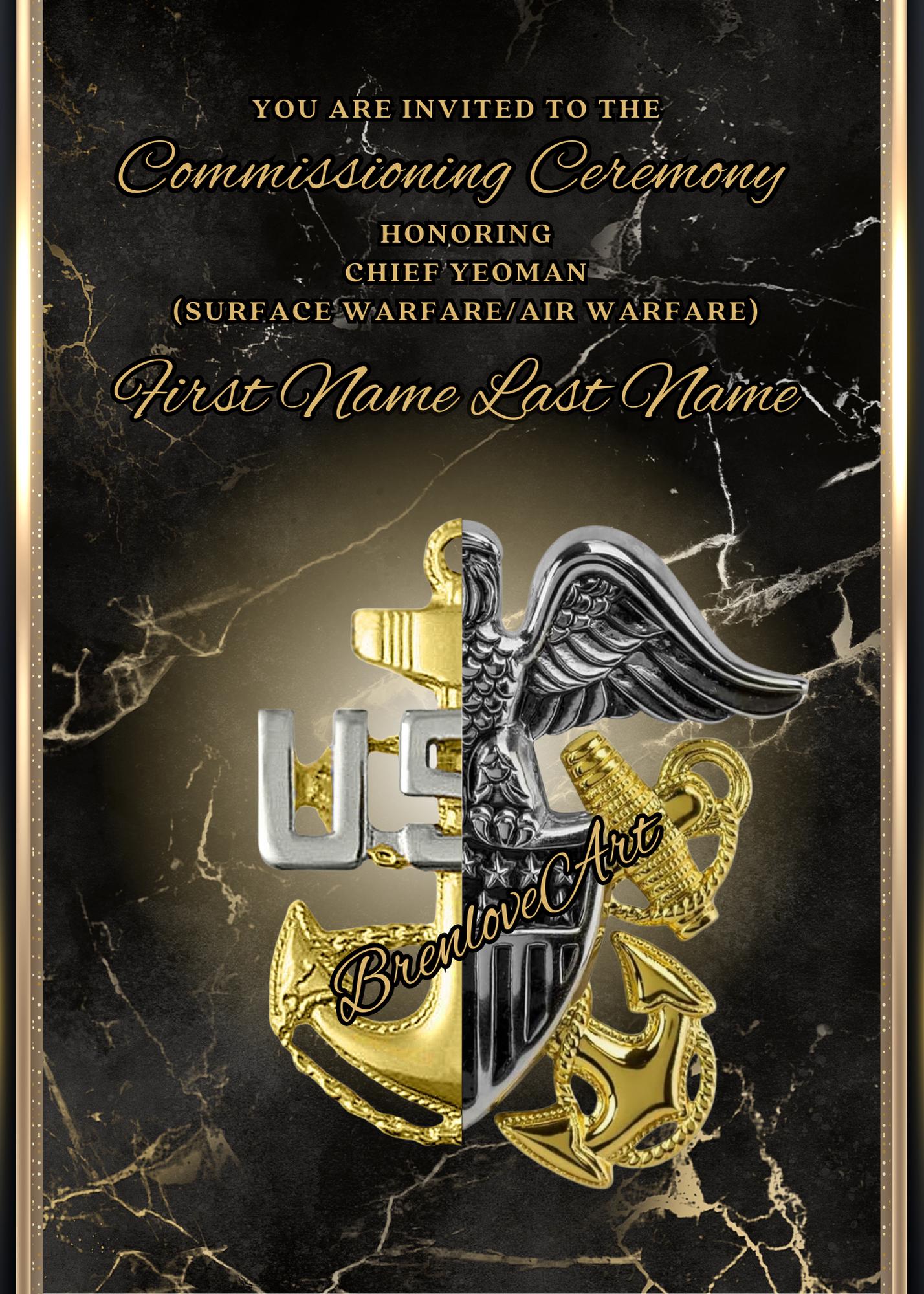 Commissioning Ceremony Invitation - Etsy