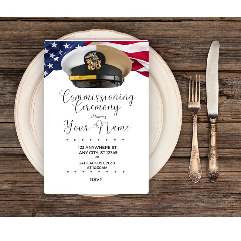 Commissioning Ceremony Invitation - Etsy