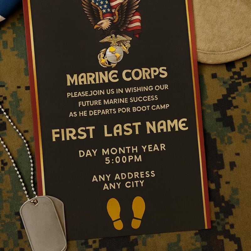 Marine Bootcamp Sign - Etsy