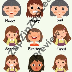 How Do You Feel Today? Kids' Emotions Chart Set - Includes Boy & Girl ...