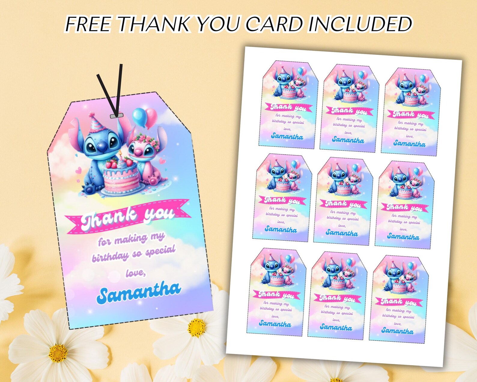 Stitch Birthday Invitation, Printable Lilo and Stitch Invitation, Kids ...