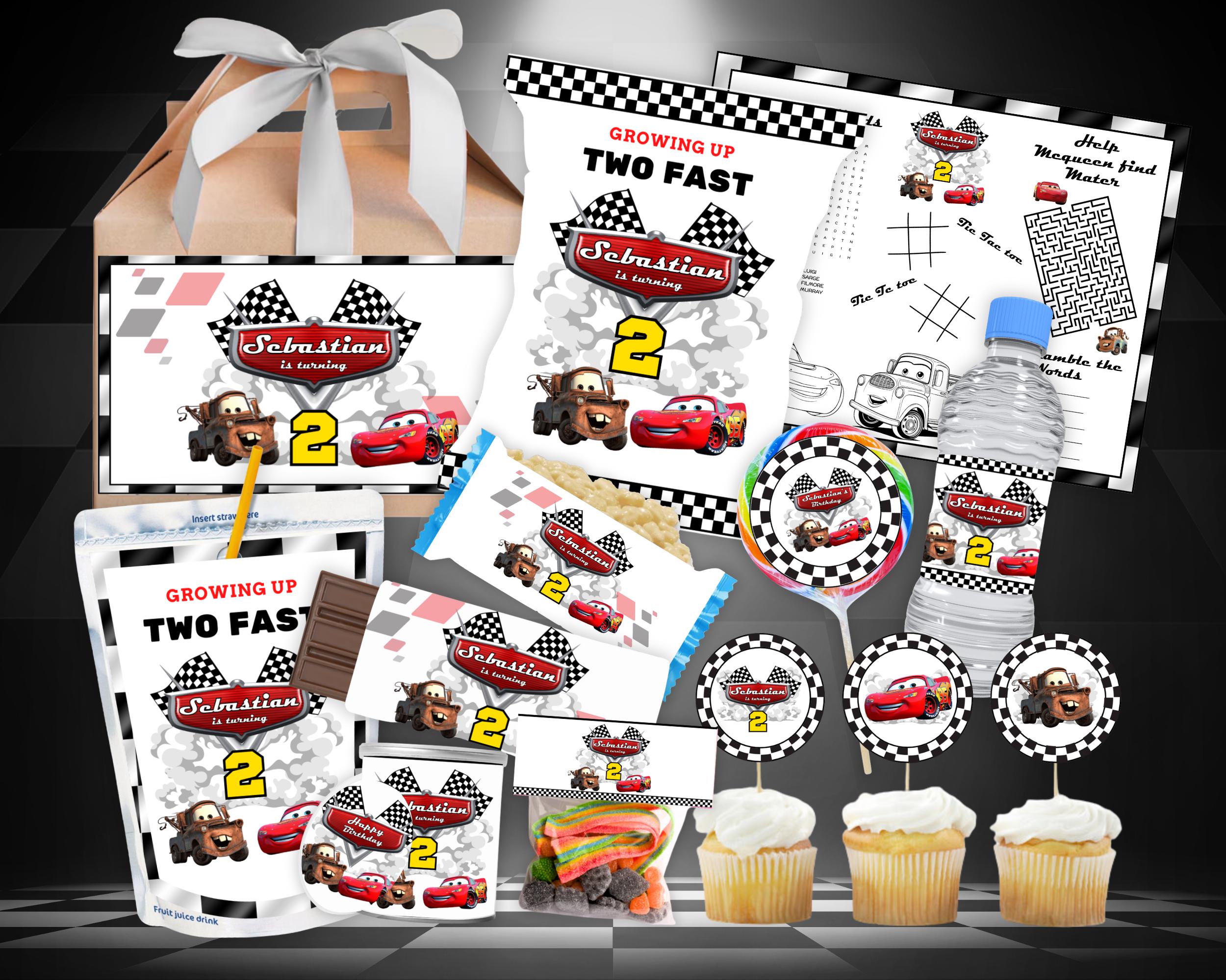 Cars Birthday Party Pack, Cars Party Favor, Cars Party Package, Cars ...