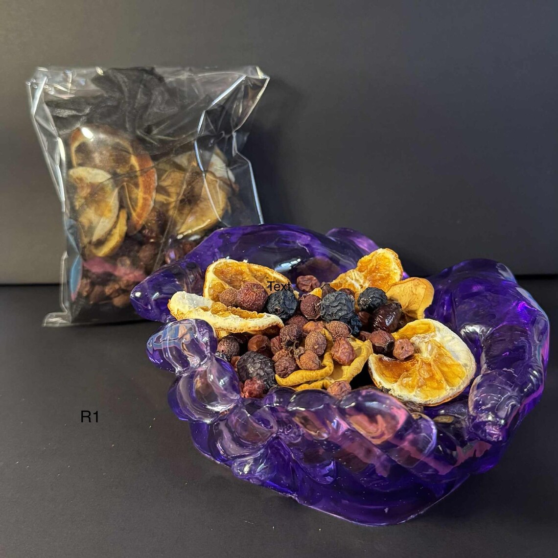 Purple Life Sized Cupped Hands With a Bag of Pot Pouri - Etsy