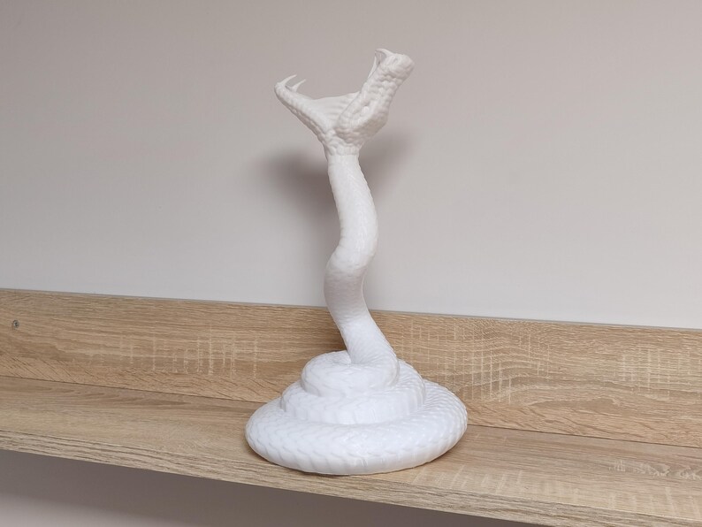 3D Printed Snake Headset Stand, Glasses Holder, Gaming Decor, PETG ...