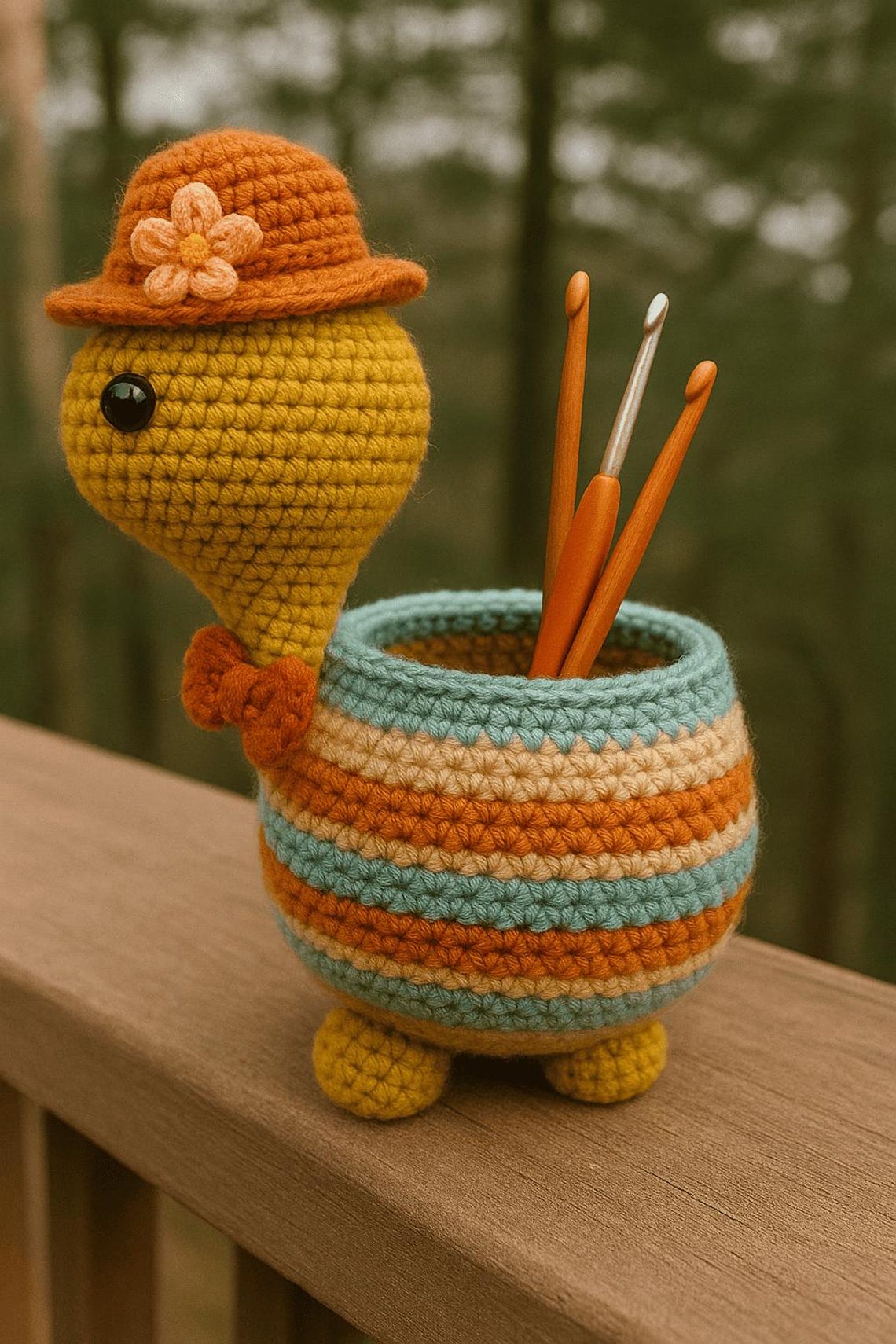 Crochet Turtle Bowl Pattern - Amigurumi Storage Basket, Easy PDF ...