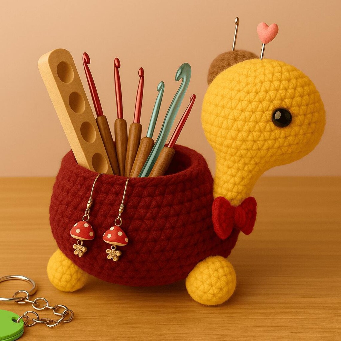 Crochet Turtle Bowl Pattern - Amigurumi Storage Basket, Easy PDF ...