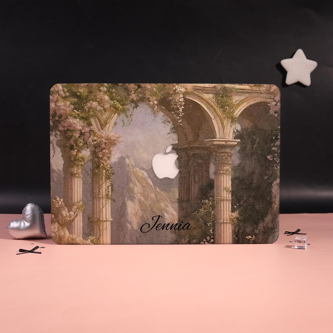 Oil Painting Classical Arcade Mac Protective Cases; MacBook Air 15/13 ...
