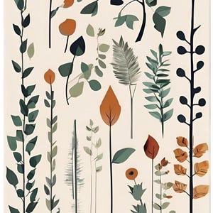 Collection of Simple Aesthetic Natural Wall Posters - Etsy