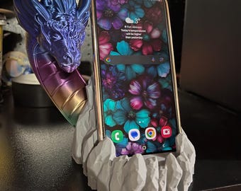 Dragon Phone Stand or Holder for Accessories With 3D Stl Files, 3D ...