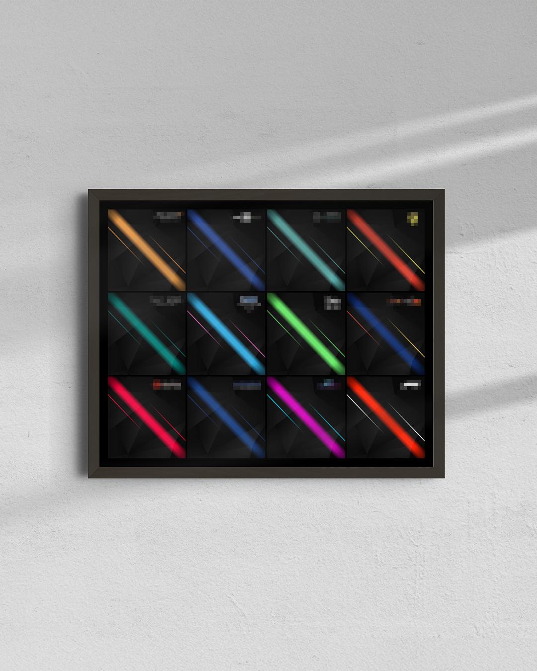 Collectible Mini Race Cars F1 Inspired Digital Art Wall Poster, 71049 ...