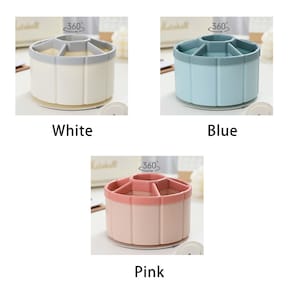 Rotating Desktop Organizer,desk Organization,stationery Pencil Storage ...