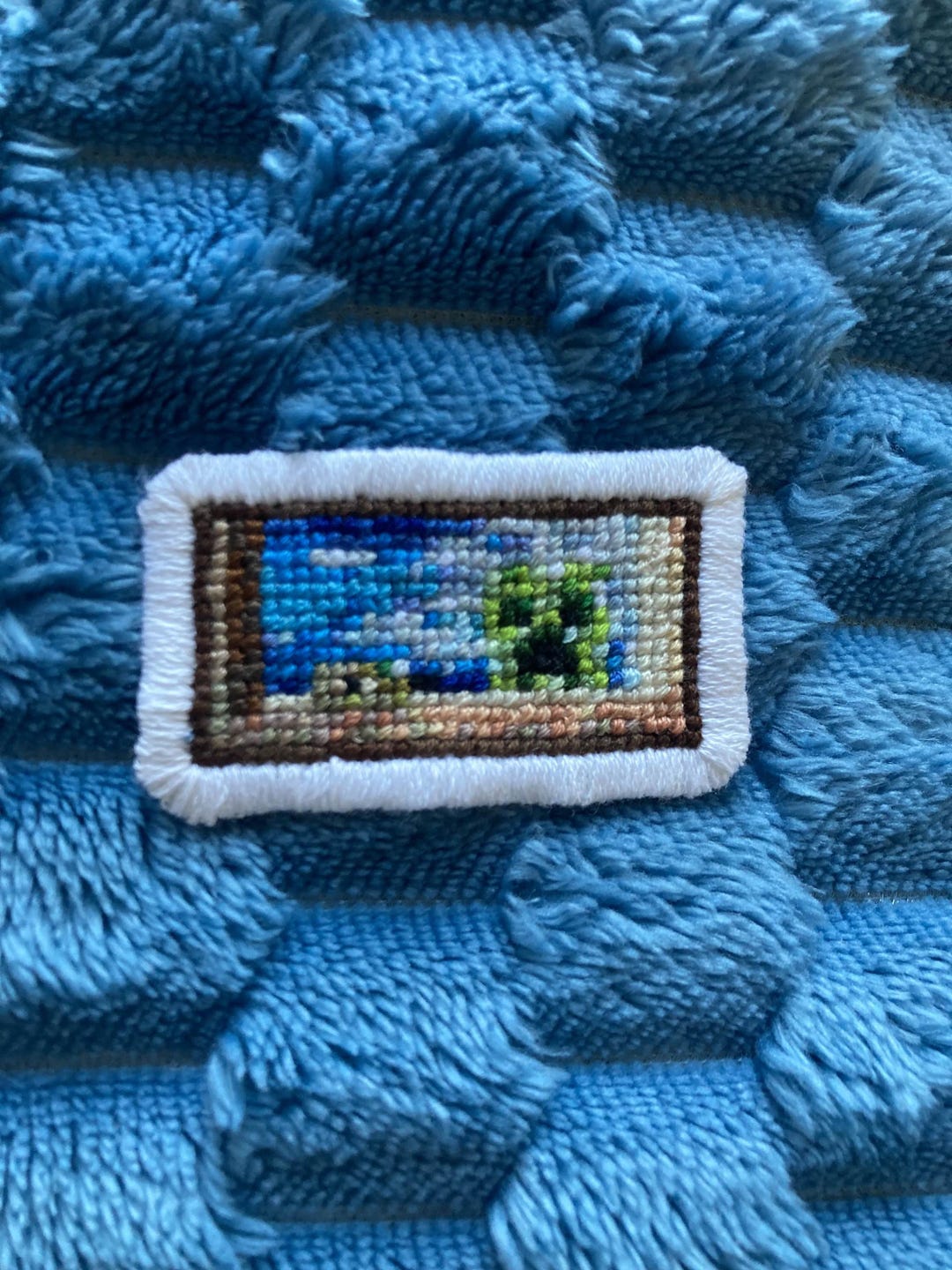 Hand Sewn Minecraft Painting Patch - Etsy