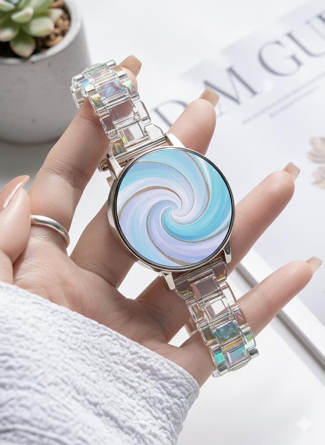 Holographic Iridescent Watch Strap for Samsung Galaxy Watch 8 7 6 5 4 3 ...