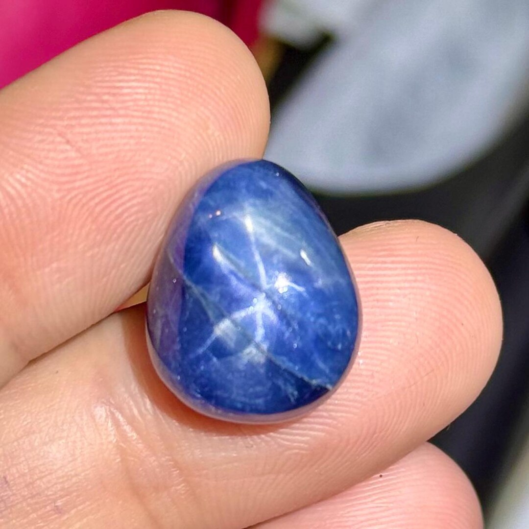 Certified Rare 21.05 Carat Natural Star Sapphire From Mogok, Myanmar ...