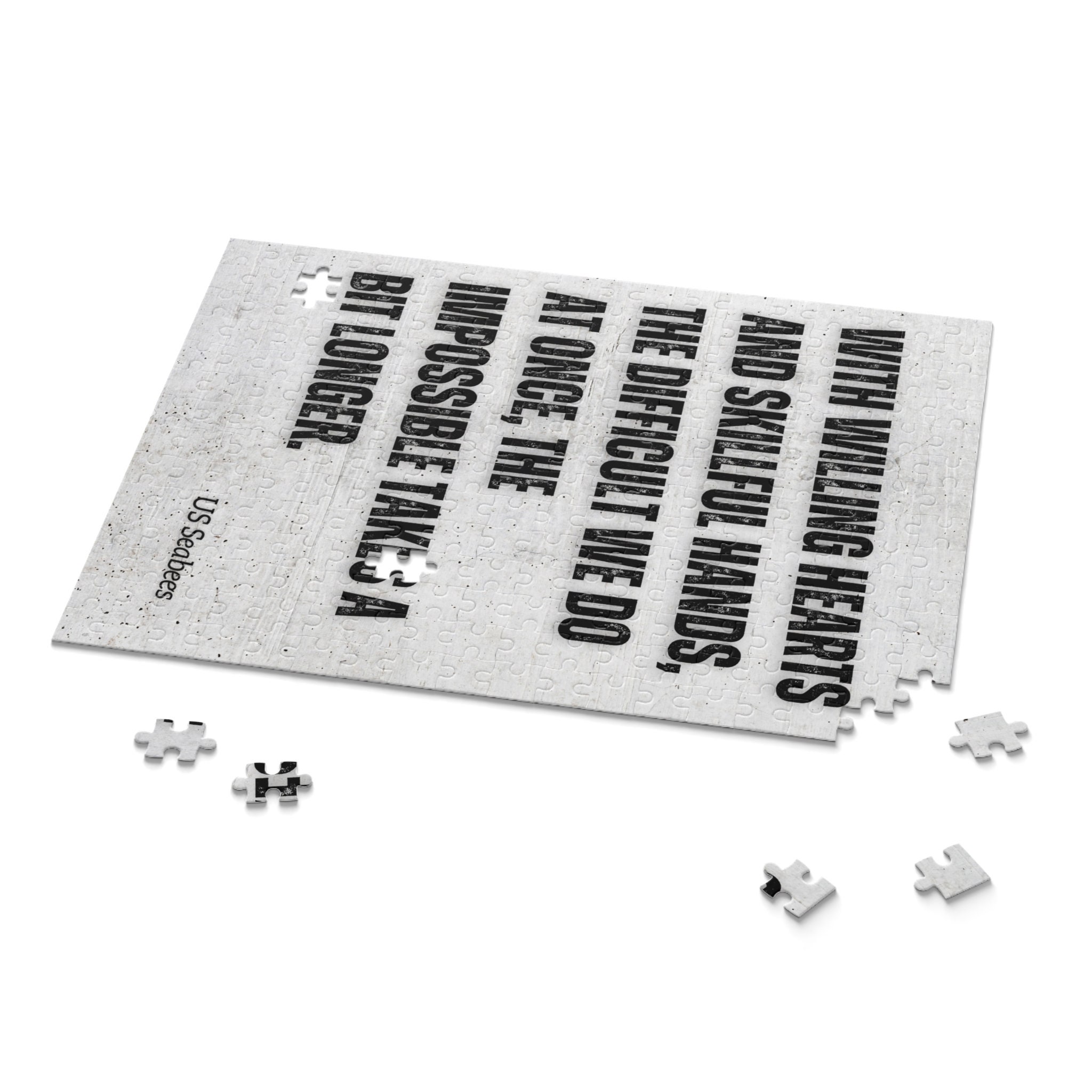 Navy Seabee Slogan Jigsaw Puzzle - Etsy