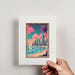 Retro Miami Travel Poster – 80s Neon Sunset Art, Vaporwave Aesthetic ...