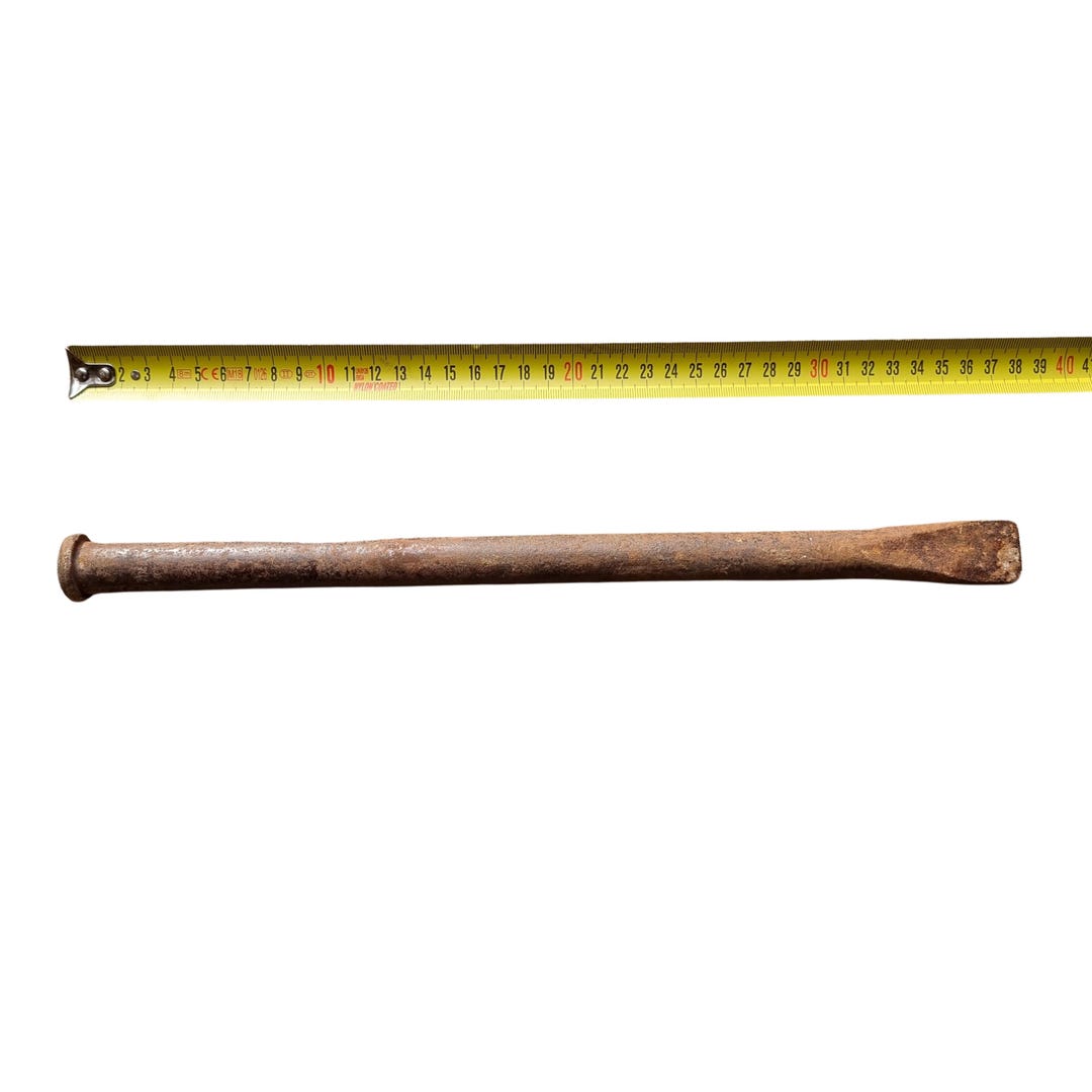 Rusty Metal Object, Antique Iron Wedge, Farm Decor, Art Supplies, Old ...