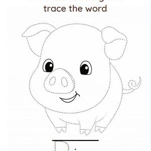 Coloring and Tracing Activity Book - Etsy