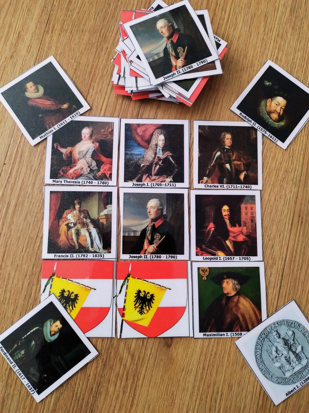 Habsburg Memory Game – A Royal Challenge for History Enthusiasts - Etsy