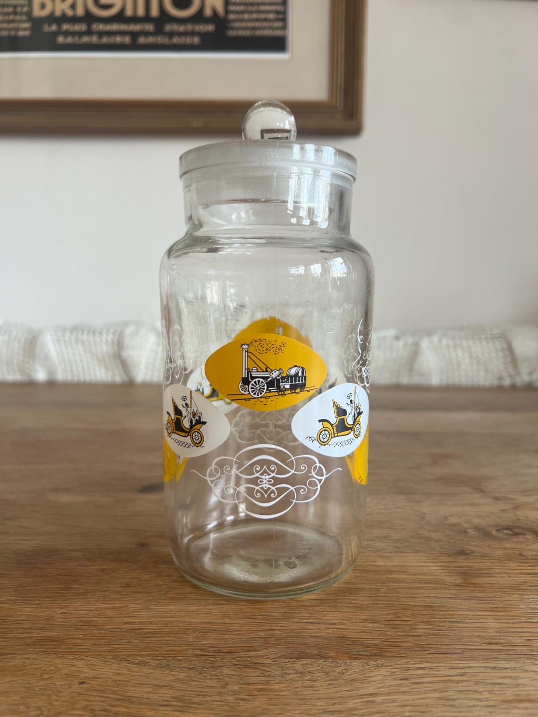 Ravenshead 1970s Transport Theme Glass Storage Jar - Etsy