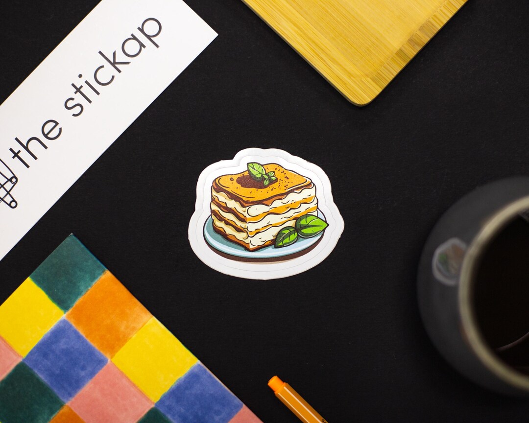 Tiramisu - Printable Sticker - Etsy