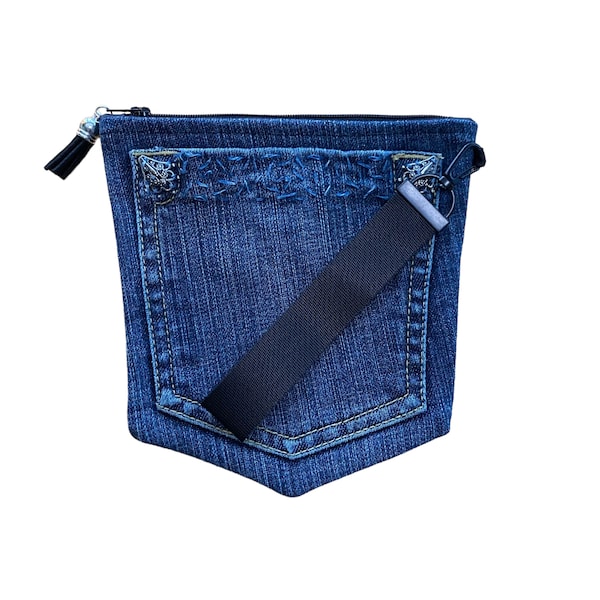 Denim Pouch - Etsy