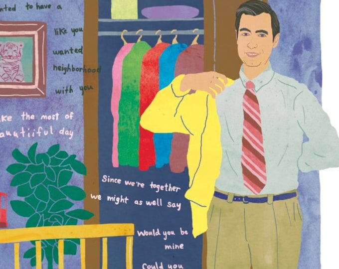 Fred Rogers Illustration, Mr Rogers Illustration, Mr Rogers's ...
