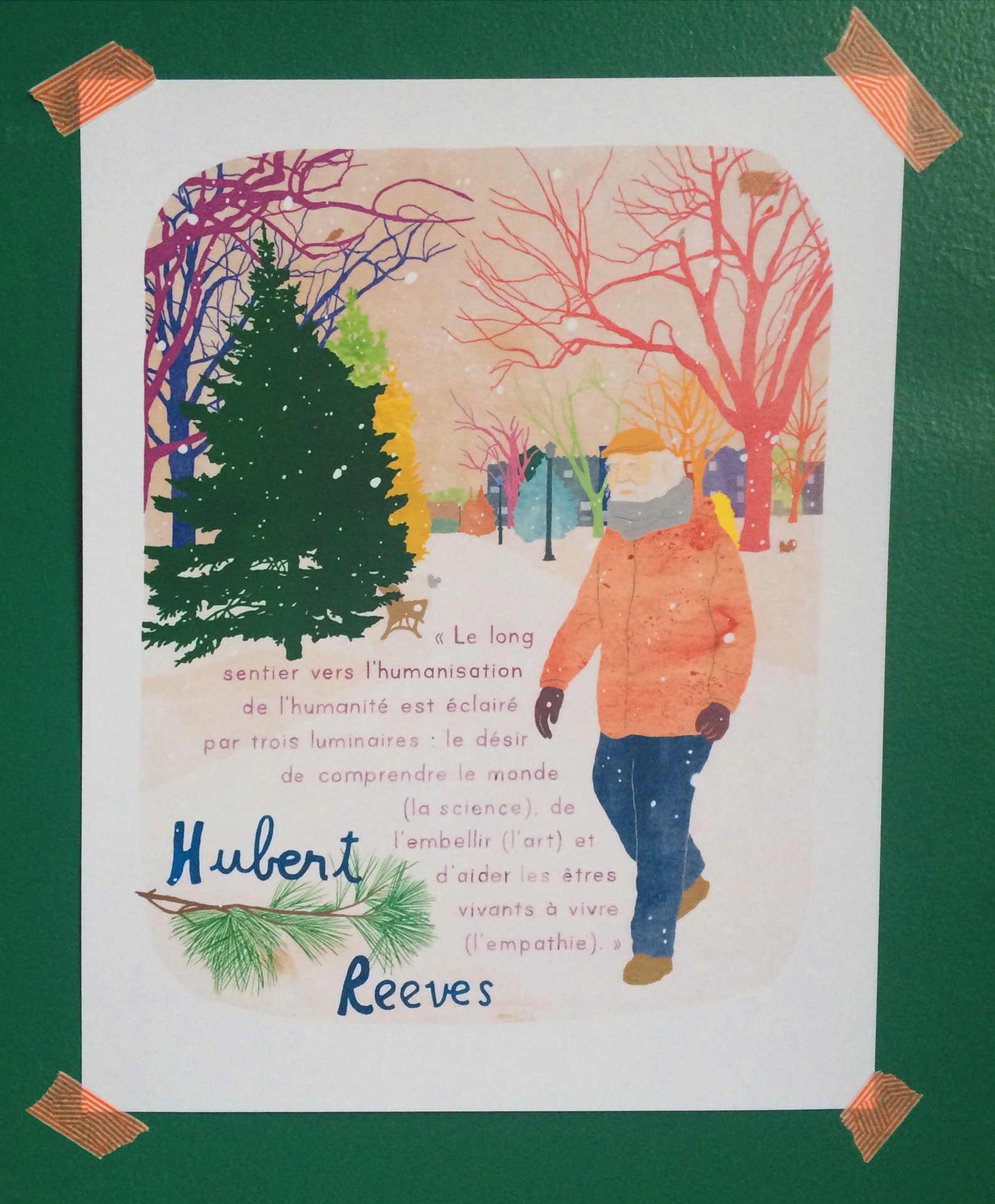 Hubert Reeves Illustration Hubert Reeves Print Scientific | Etsy