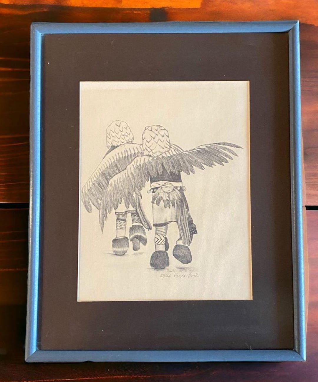 Native American Print Hopi "eagle Dancers" by Paula Beck - Etsy