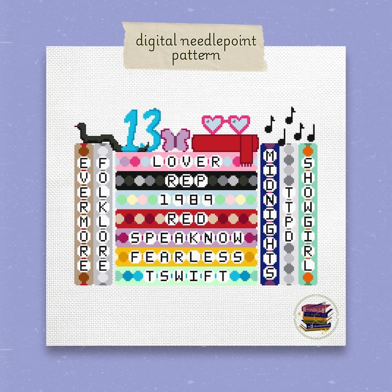 Era Tour Needlepoint Canvas - Etsy