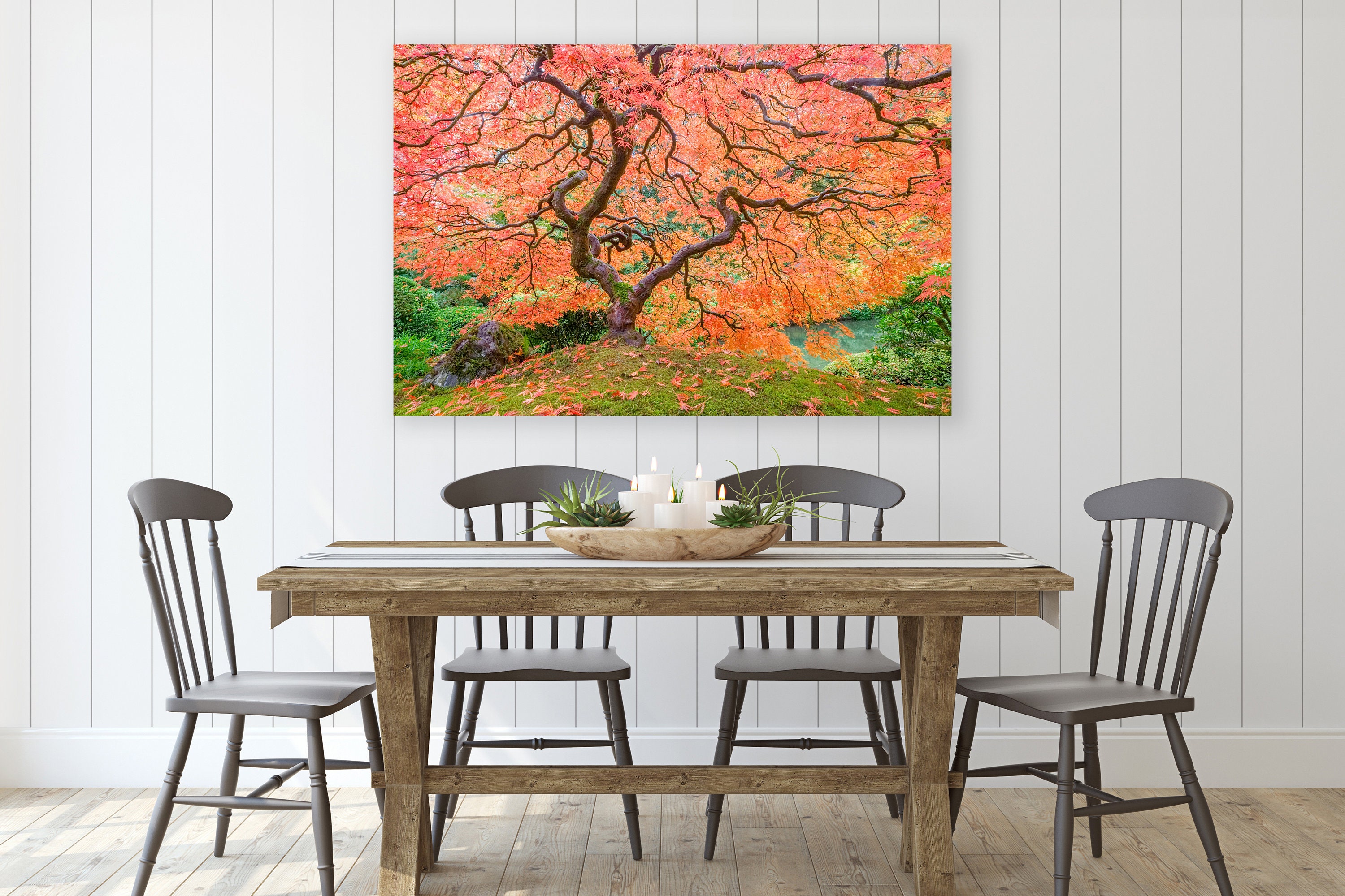 Japanese Maple Tree Art Print Wall Decor Portland Oregon | Etsy