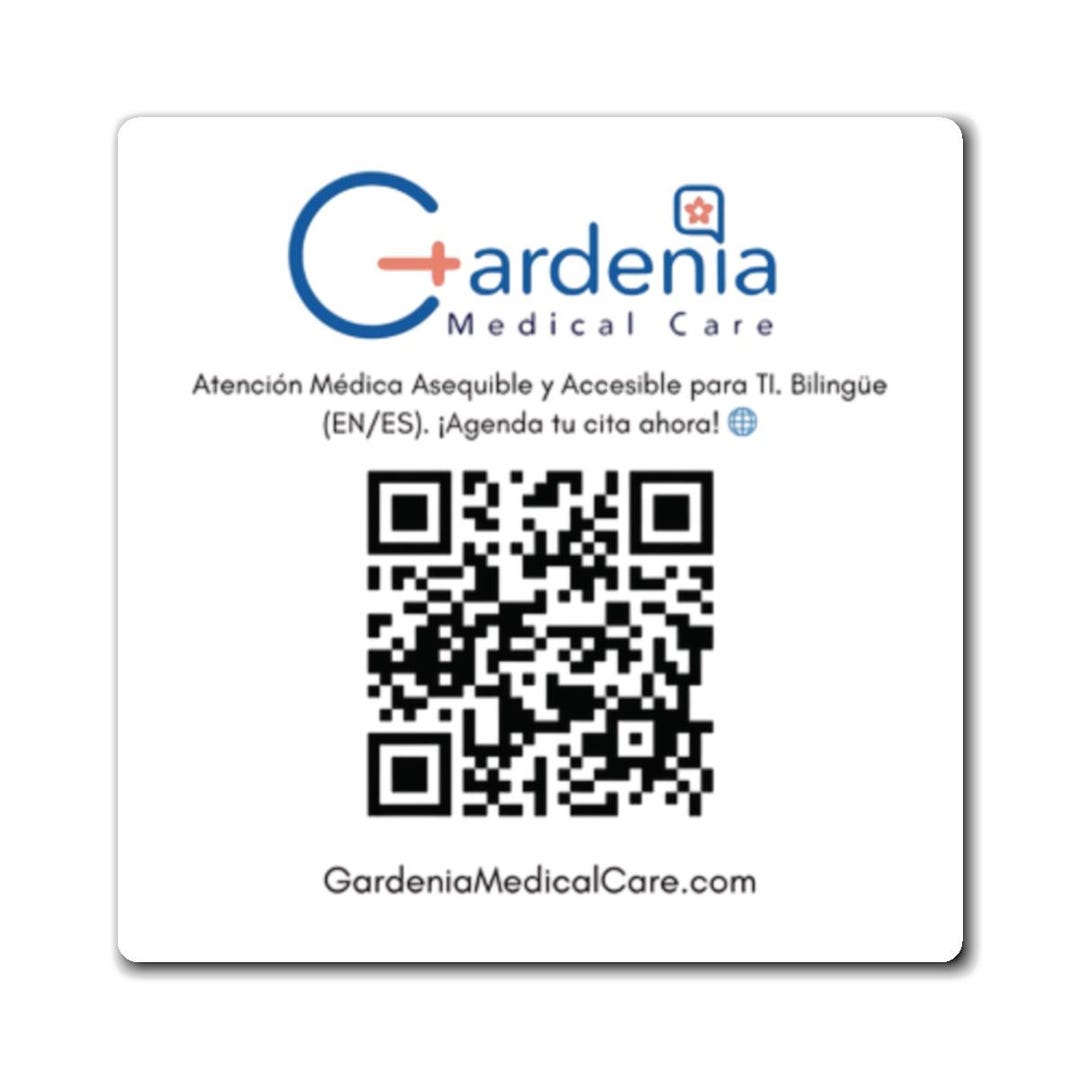 Medical Care QR Code Magnets, Bilingual Magnets for Health Awareness ...