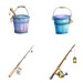 Little Fisherman Clipart, Watercolor Fishing Art, Cute Boy Fishing ...