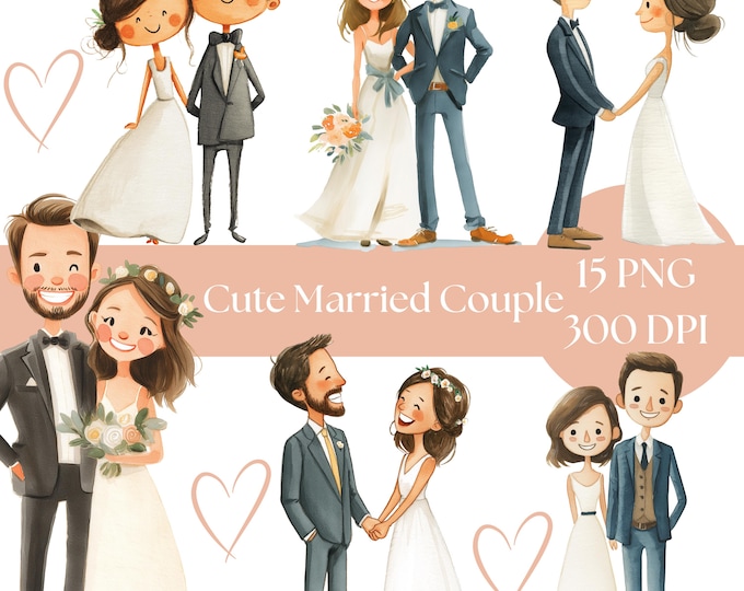 Bride and Groom Svg - Pdf - Png - Dxf - Wedding Couple - Commercial Use ...