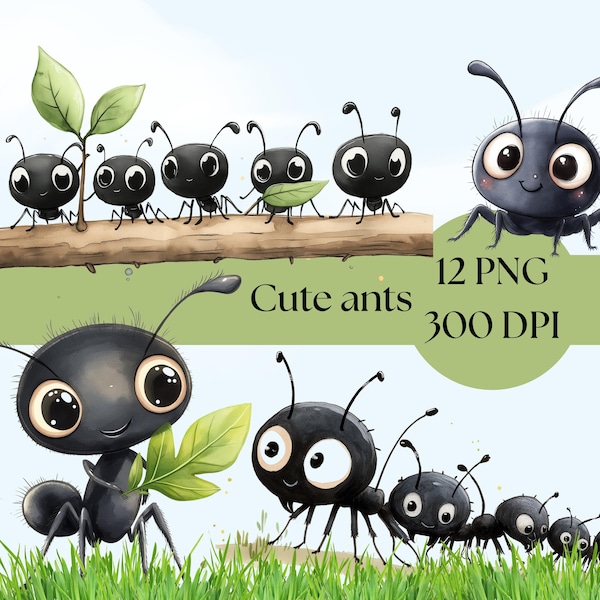 Ant Clipart - Etsy New Zealand
