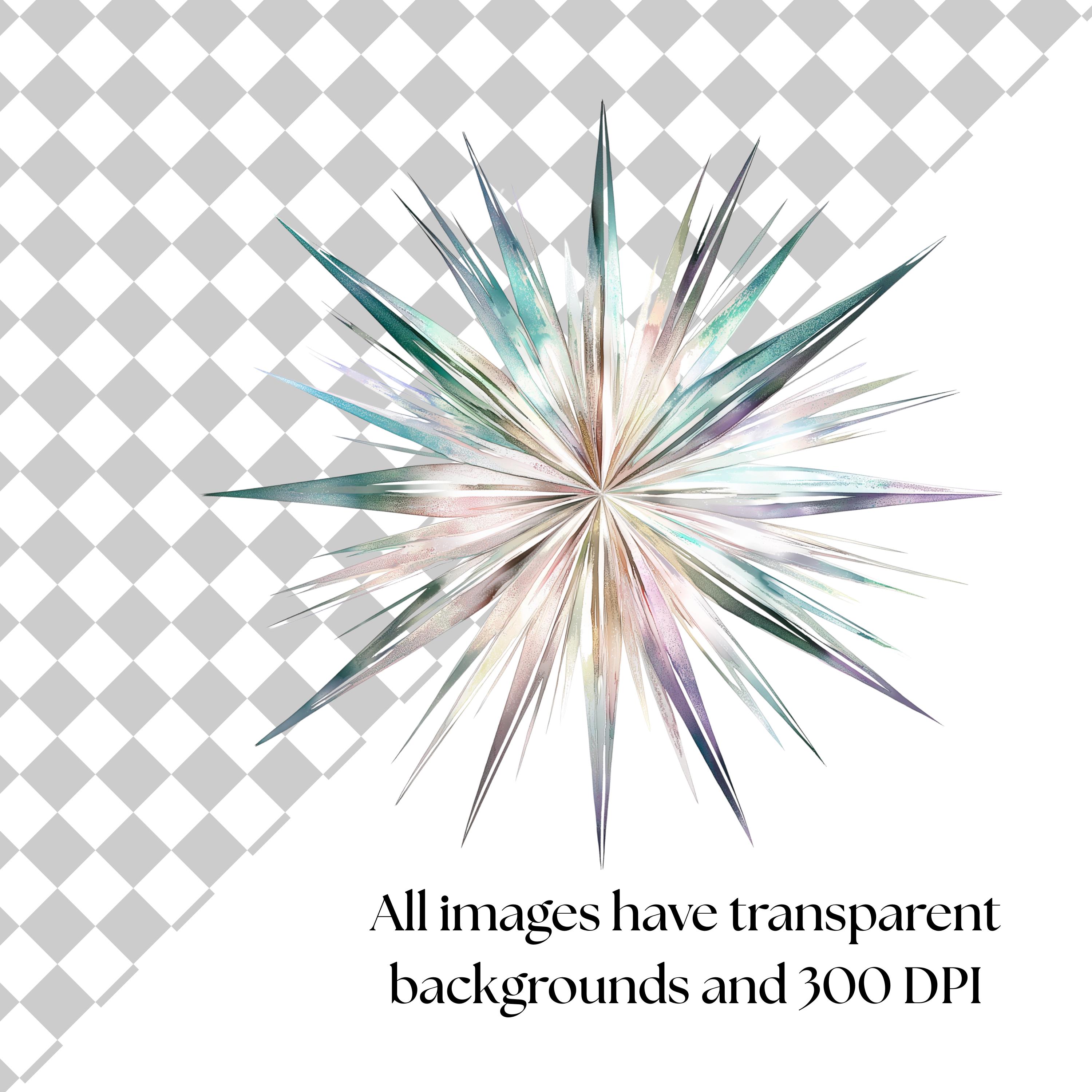 Starburst Clipart, Sunburst Digital Overlays, PNG Graphics, Retro ...