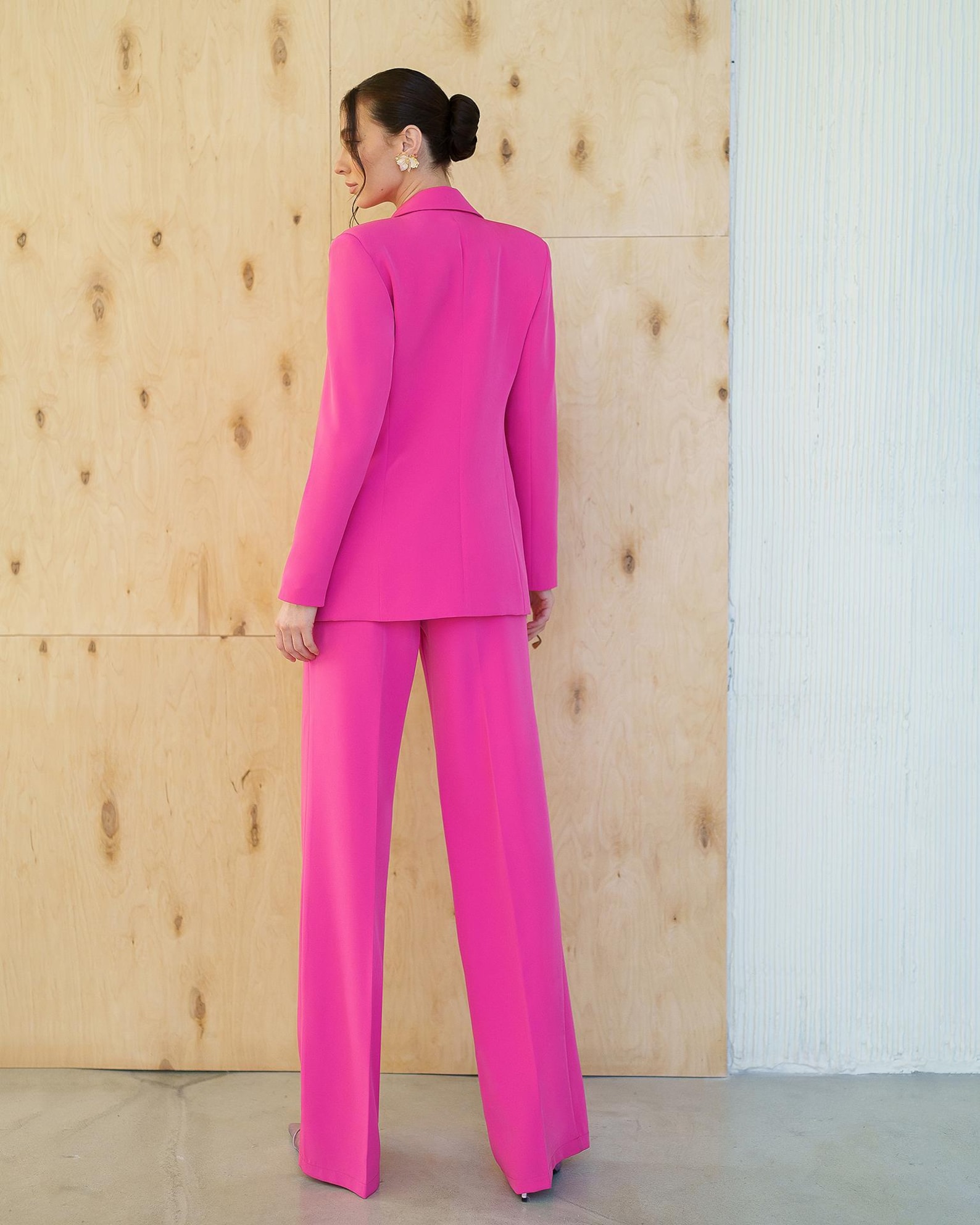 Pink Elegant Three Piece Women Suit, Elegant Women Suit Set, Women ...