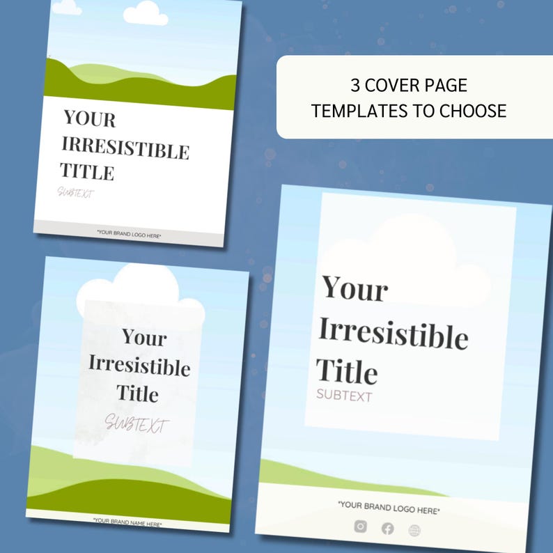 Editable Book Template: Canva Ebook, Workbook & Guide (digital Download ...